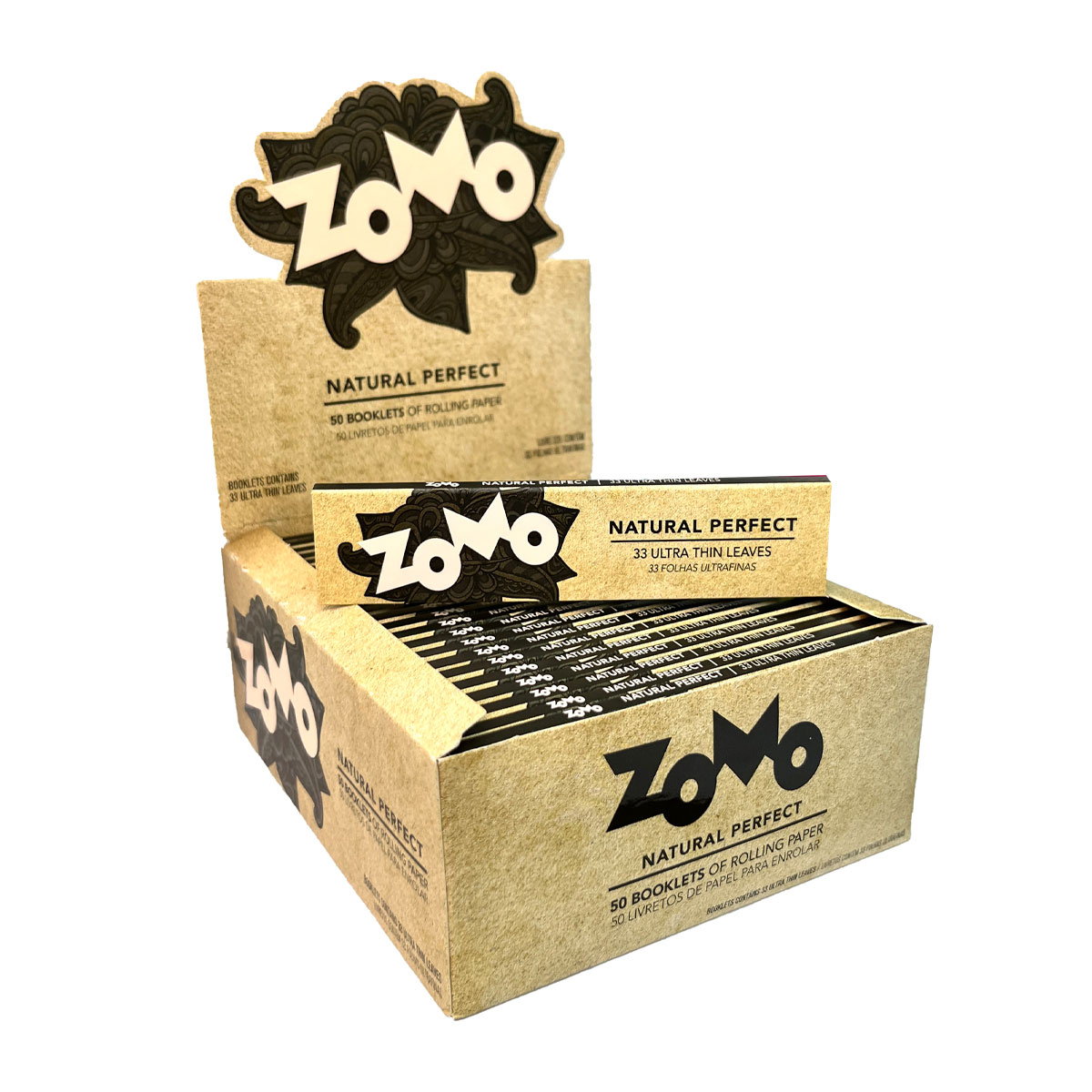 Seda Zomo Natural Perfect (Caixa com 50 livretos de 33 folhas) – Essênciaz